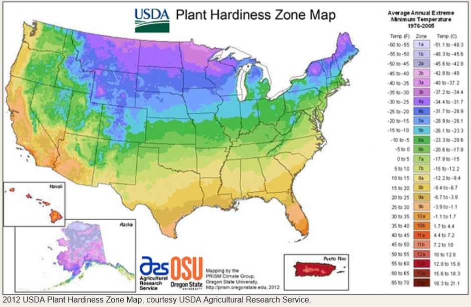 2012 Usda Hardiness Zone Map Find Your USDA Hardiness Zone W/ ZIP Code